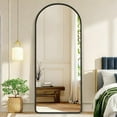 Lumora 30" x 71" Arched Full Length Mirror Floor Mirror with Stand ...