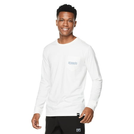 Speedo Men's Swimsuit Square Leg Printed, Bright White, Large | Walmart ...