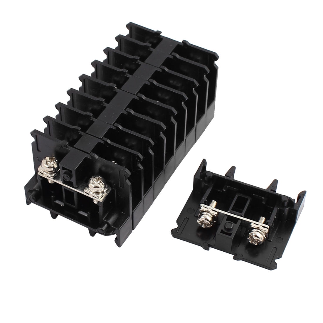 10 Pcs SN-15 600V 10A 2mm2 Pinza de tornillo Contacto Bloque terminal ...