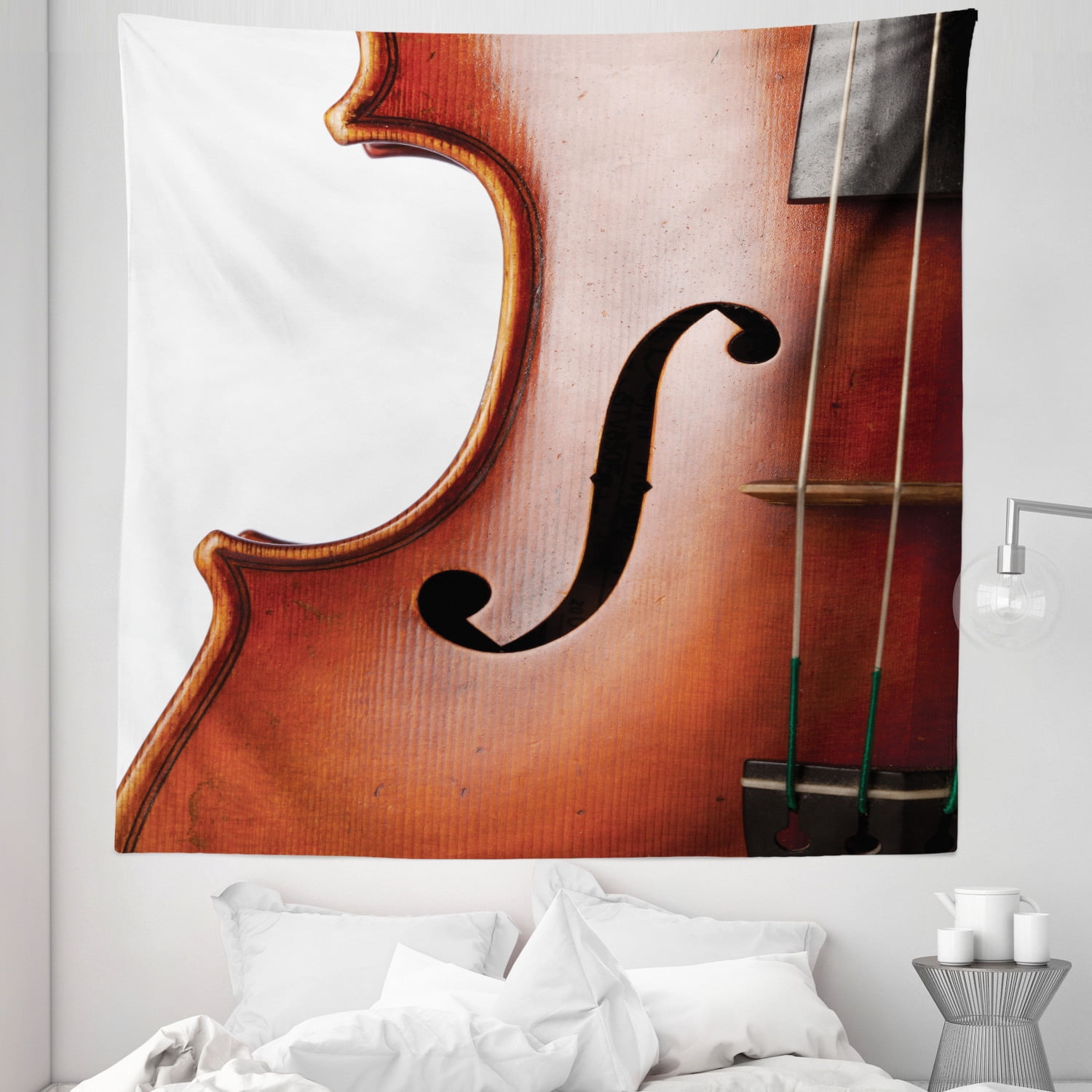 Cello Tapestry, Macro Photography of Classical Music Instrument ...