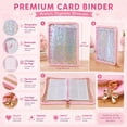 4 Pocket Card Binder for Girls with 20 Stickers, A5 Kpop Photocard ...
