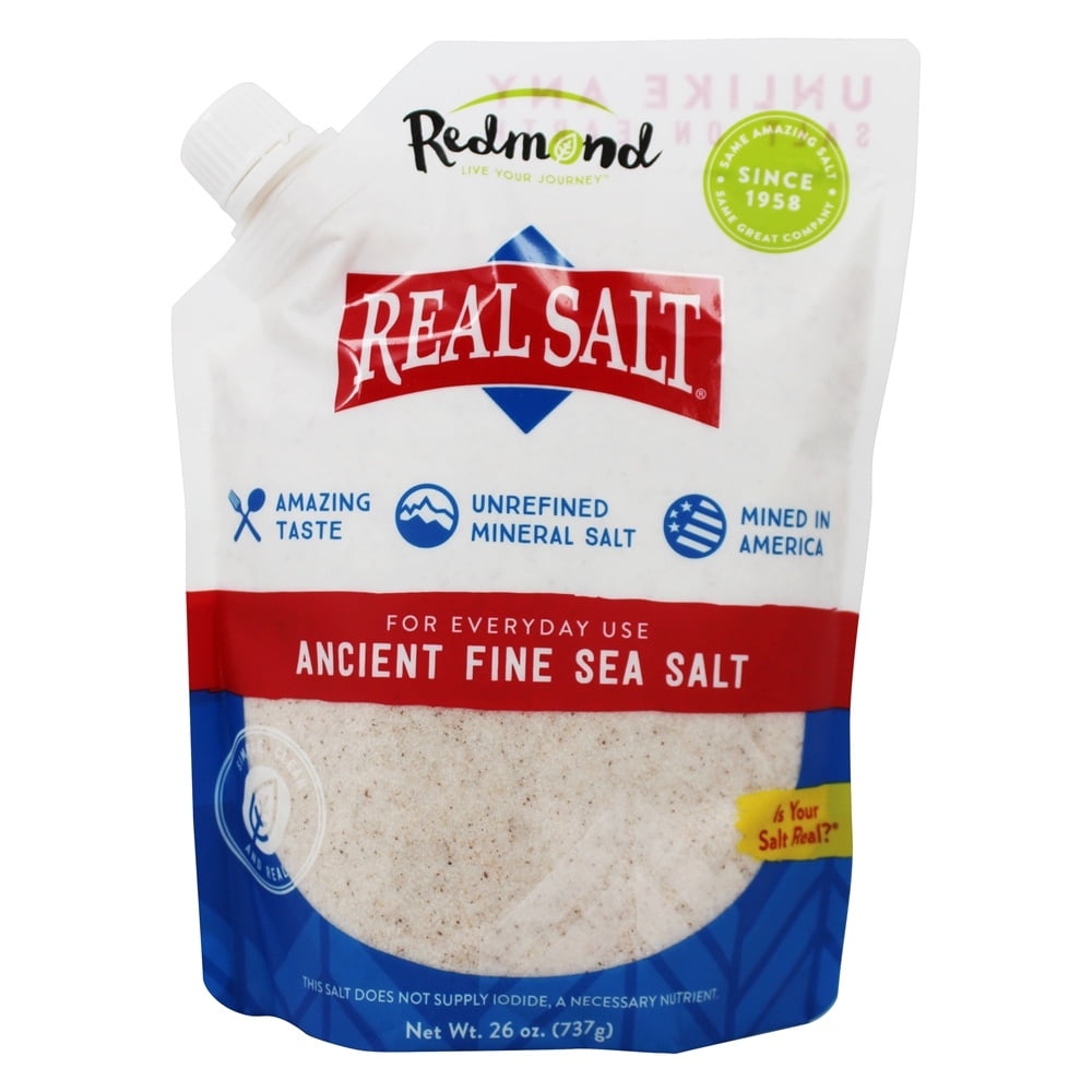 Click here for Real Salt - Ancient Fine Sea Salt - 26 Oz. 26 Ounc... prices