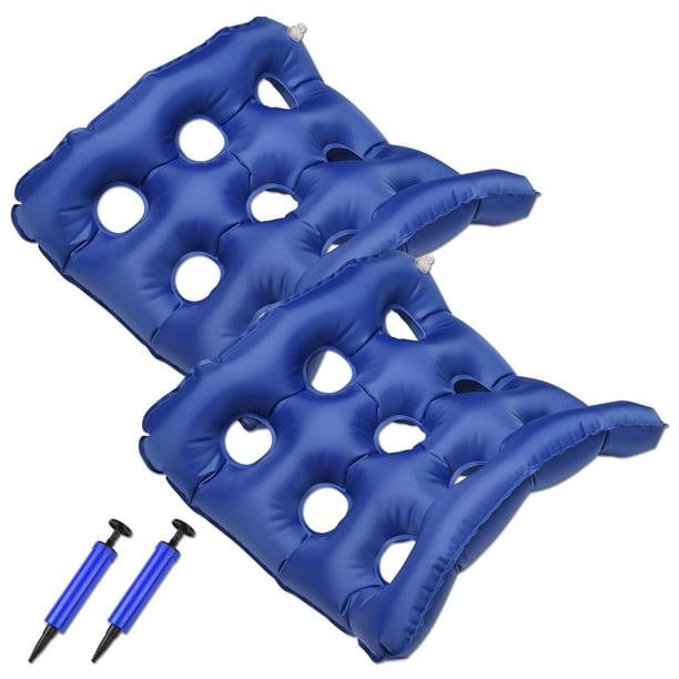 2 Pack Air Inflatable Seat Cushion Seat Pad for Wheelchair Home Office ...