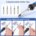 Soldering Iron Kit, Digital Multimeter, 80W Soldering Iron, 5 Soldering ...