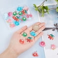 1Box 32Pcs 8 Styles Ocean Theme Opaque Resin Pendants Fish & Octopus ...