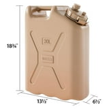 BPA Durable 5 Gallon 20 Liter Portable Military Water Storage Container ...