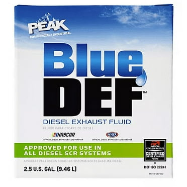 PEAK BlueDEF Diesel Exhaust Fluid, 2.5 U.S. Gallon - Walmart.com