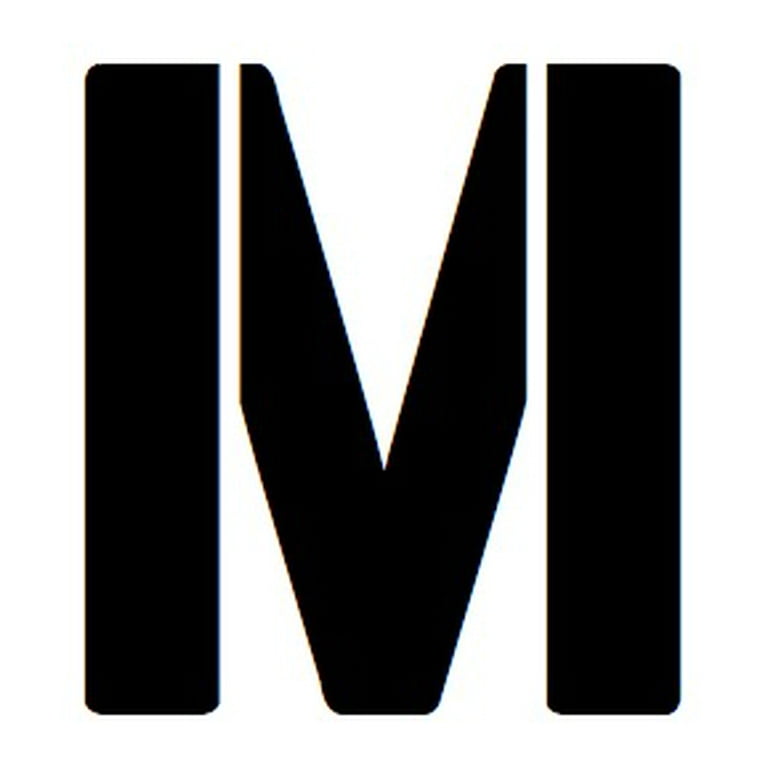 Letter Stencils M