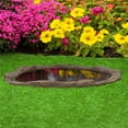 Gardenised Faux Rock Fiberglass Garden Pond, 27 Gallon, Sandstone ...