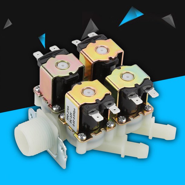 Gupbes Electric Solenoid Valve, N/C Water Inlet Valve, DC 12V Water ...