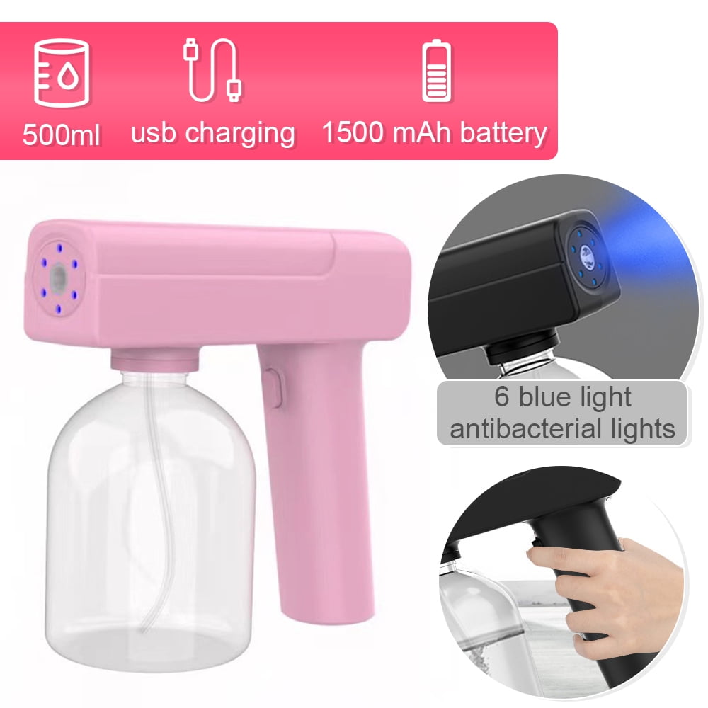 LNKOO Electric Nano Sprayer with Blue Light Nano Steam Gun Machine ...