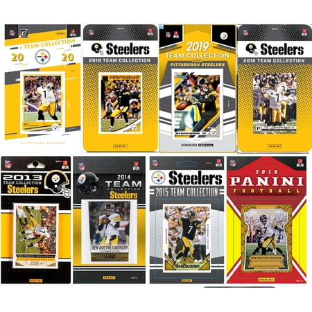 NFL Pittsburgh Steelers 8 Different Licensed Trading Card Team Sets ...