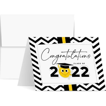 Class of 2022 Graduation Congratulations Cards – Cute & Funny Emoji ...