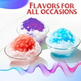 Snow Cone Kit - 1ct 16oz of each Flavor (Cherry, Grape and Blue ...