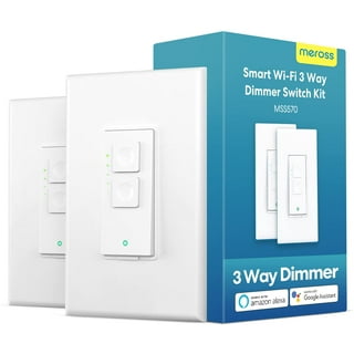 Feit Electric Wi-Fi Smart Dimmer 3 Way Single Pole Switch (2 Pack ...