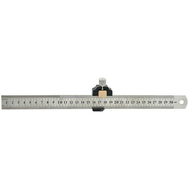 Steel Ruler Positioning Block Gauge 45degree Angle Line Marking Gauge ...