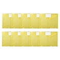 10 Pack Clear Document Folders Plastic Envelopes Poly Envelopes File ...