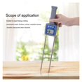 TK100W Hygrometers Wood Sawdust Powder Hay Bale Peat Moisture Meter ...