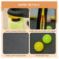 4.6' Trampoline for Kids with Enclosure & Ball Pit - Yellow, Safe ...