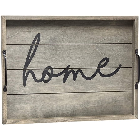 HG2 RGH Decorative Wood S ving Tray w/Handle , 15.50" x 12", | Walmart ...