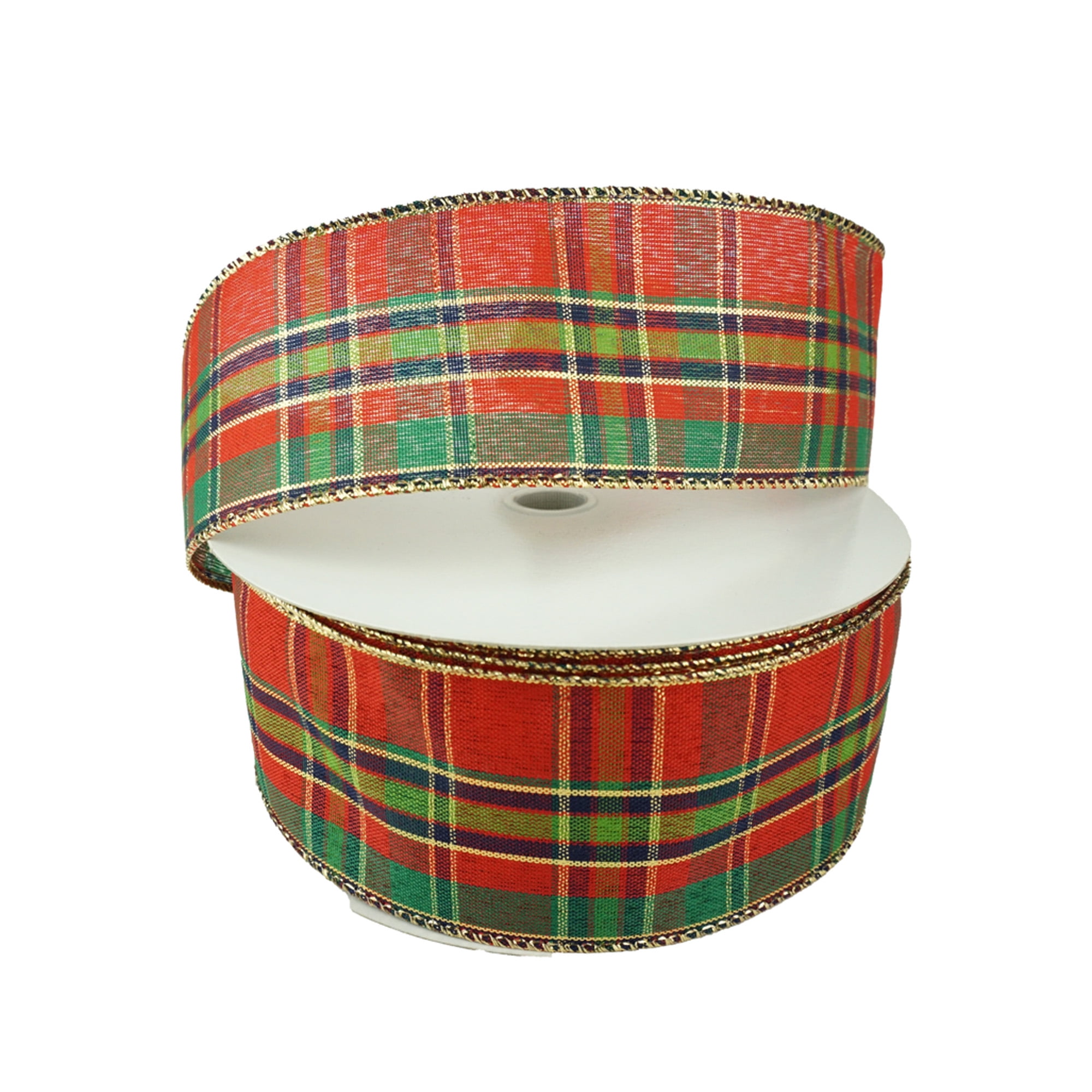 Modern Tartan Plaid Wired Ribbon, 2-1/2-Inch, 50-Yard - Walmart.com