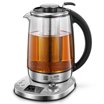 Chefman Digital Programmable Glass Electric Kettle, Stainless Steel, 1. ...