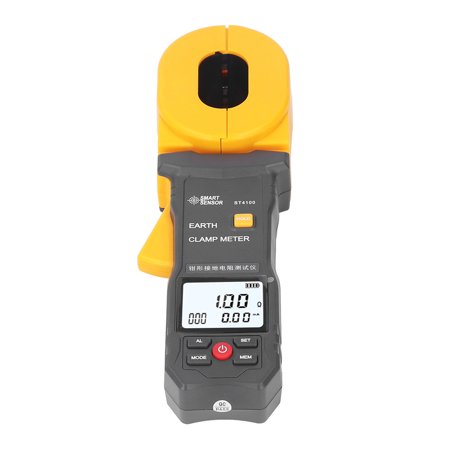 Ground Resistance Tester,LCD Digital Clamp Ground Clamp Ground ...