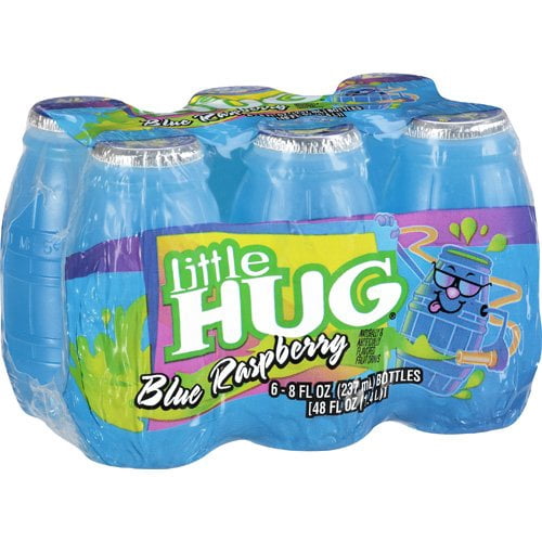 Little Hug Blue Raspberry Fruit Drinks, 8 Fl. Oz., 6 Count - Walmart.com