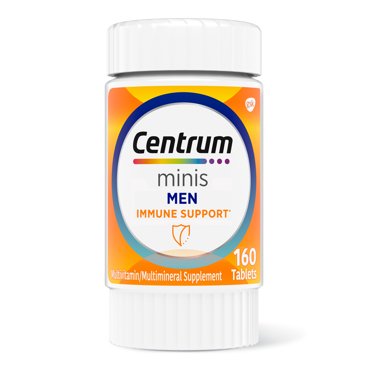 Centrum Minis Men 50+ Multivitamin Supplement Tablets, 160 Count for ...