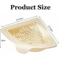 Triangular Drain Basket | Magnetic Corner Basket for Kitchen Sink ...