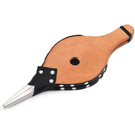 Wood Fireplace Bellows,15x5.4 Inch Leather Fire Bellow Fire Pit Air ...