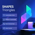 Nanoleaf Shapes Triangles Smarter Kit, 5PK Indoor Modern Modular LED ...