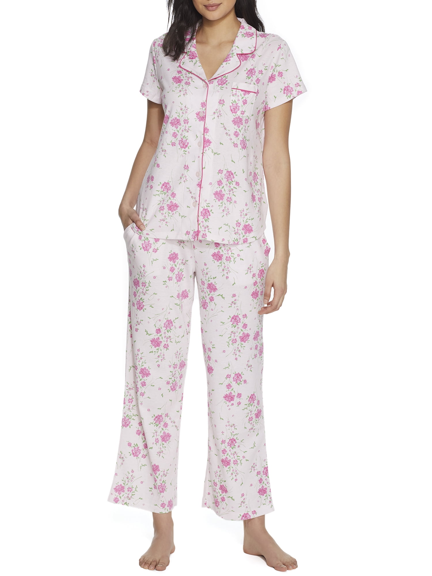 Karen Neuburger Womens Girlfriend Knit Pajama Set Style-RE0174M ...