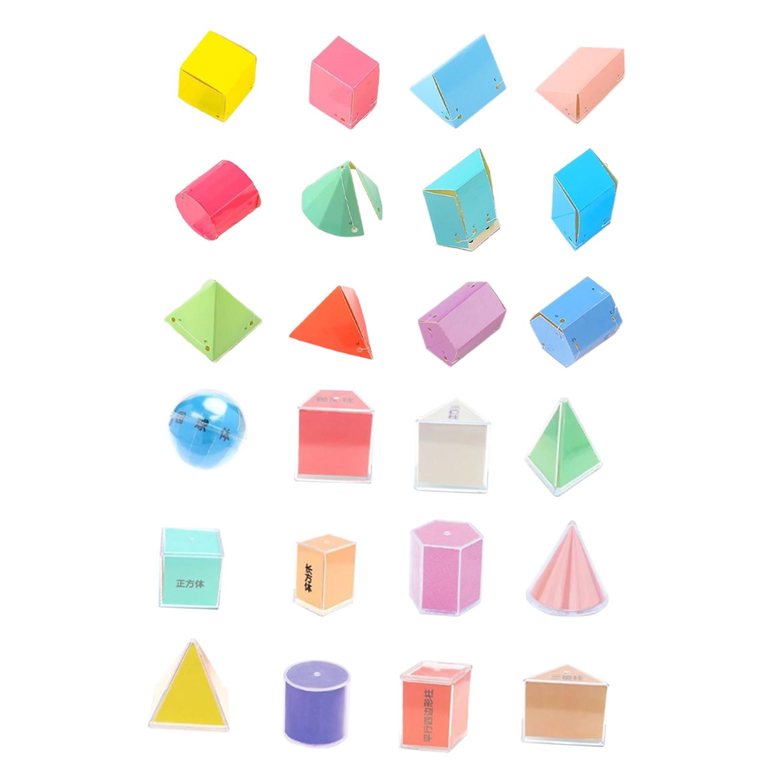 Click here for Siruishop 24 Pieces Geometric Shapes Early Math Ma... prices