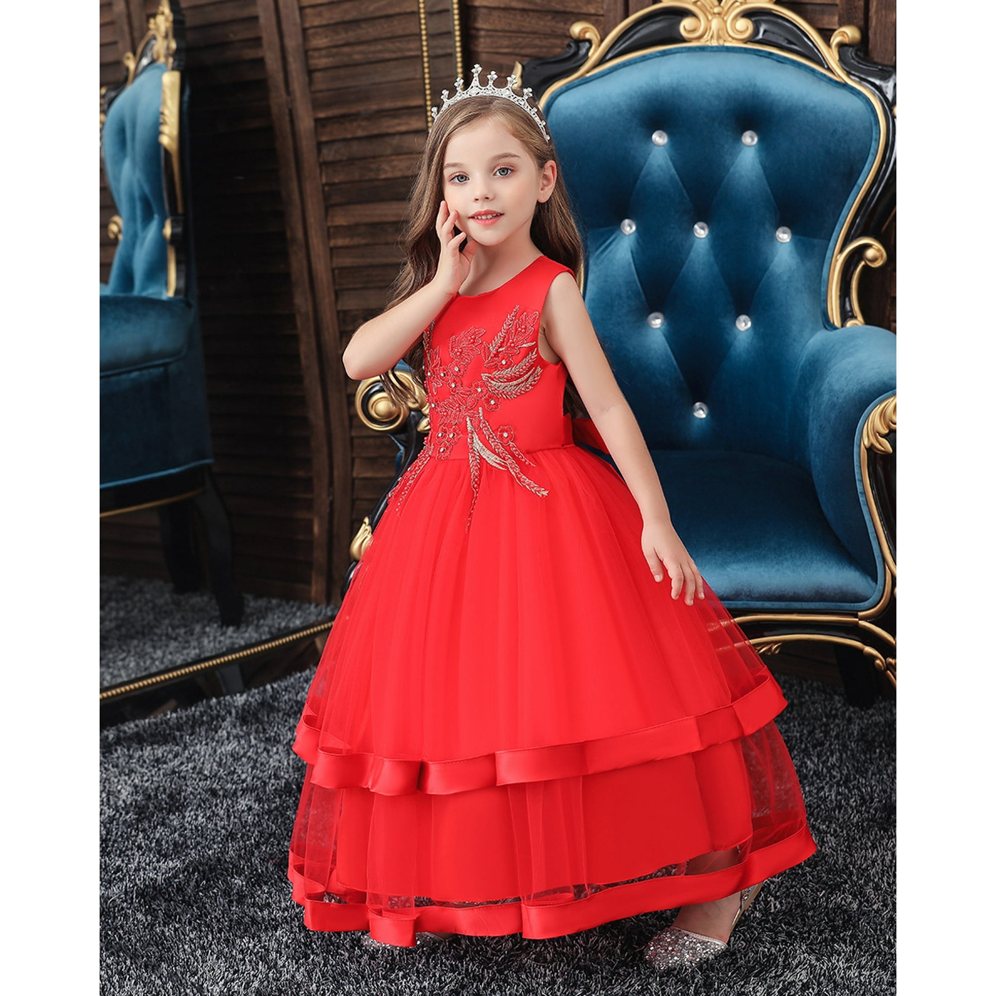 Red Princess Dresses For Prom