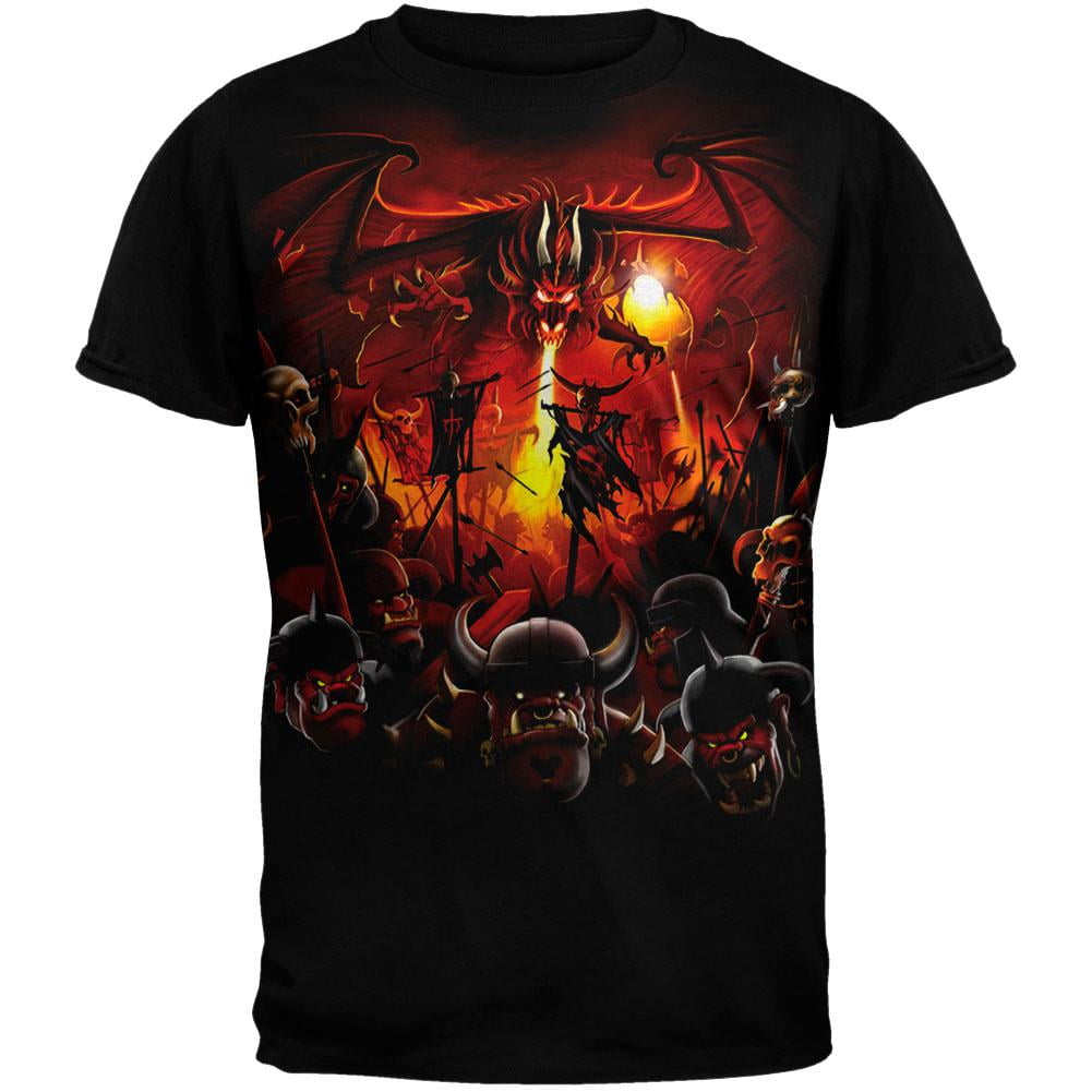 Dragon Inferno T-Shirt - Walmart.com
