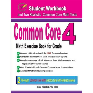 Common Core Math Grade 4 Textbook & Workbook: Common Core 4th Grade ...