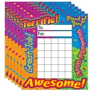 TREND Stars 'n Swirls Incentive Chart, 17" x 22", Pack of 6 - Walmart.com