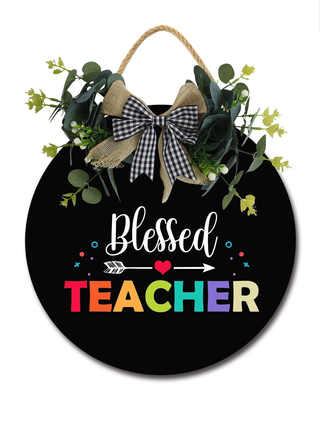 Nuts About Fall Sign Front Door Porch Decorations, Round Rustic Wood ...