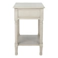 SAFAVIEH Whitney Solid 1 Drawer Accent Table, Greige - Walmart.com
