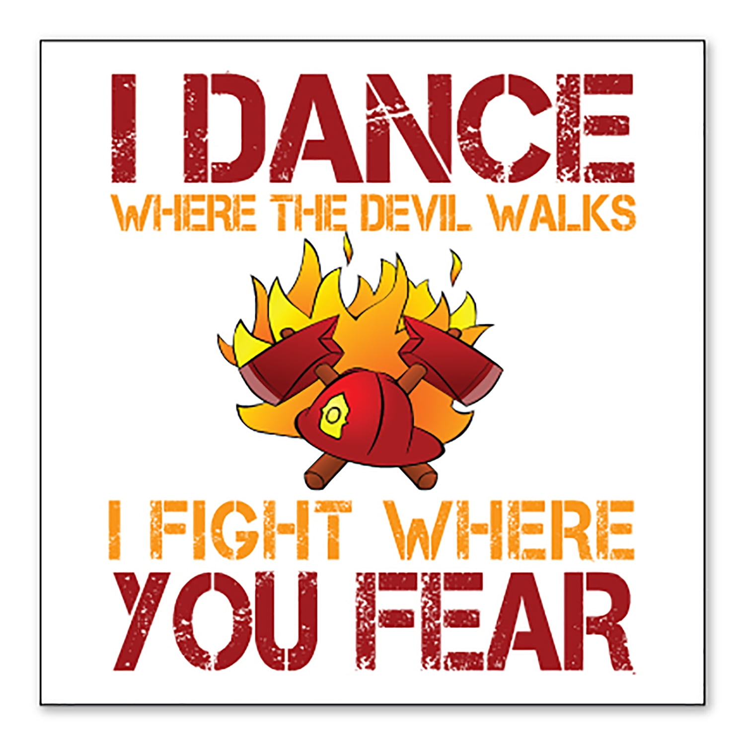 DistinctInk Custom Bumper Sticker - 8" x 8" Decorative Decal - White ...