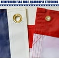 2x3 Ft, Four Brass Grommets , Embroidered Stars, Sewn Stripes, Outdoor ...