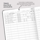 Skyline Accounting Ledger Book, Large 7x10 inches, Columnar Log Journal ...