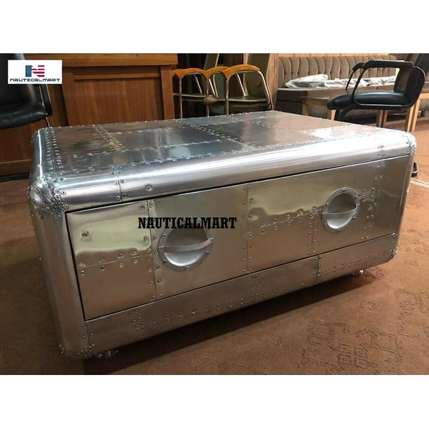 BLACKHAWK 40" AVIATOR COFFEE TABLE BY NAUTICALMART - Walmart.ca