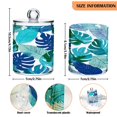 4PCS Clear Storage Jars Cotton Swabs Cans Translucent Plasticental ...
