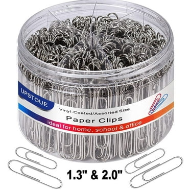 ACCO Nonskid Standard Paper Clips, Jumbo, Silver, 100/Box, 10 Boxes ...