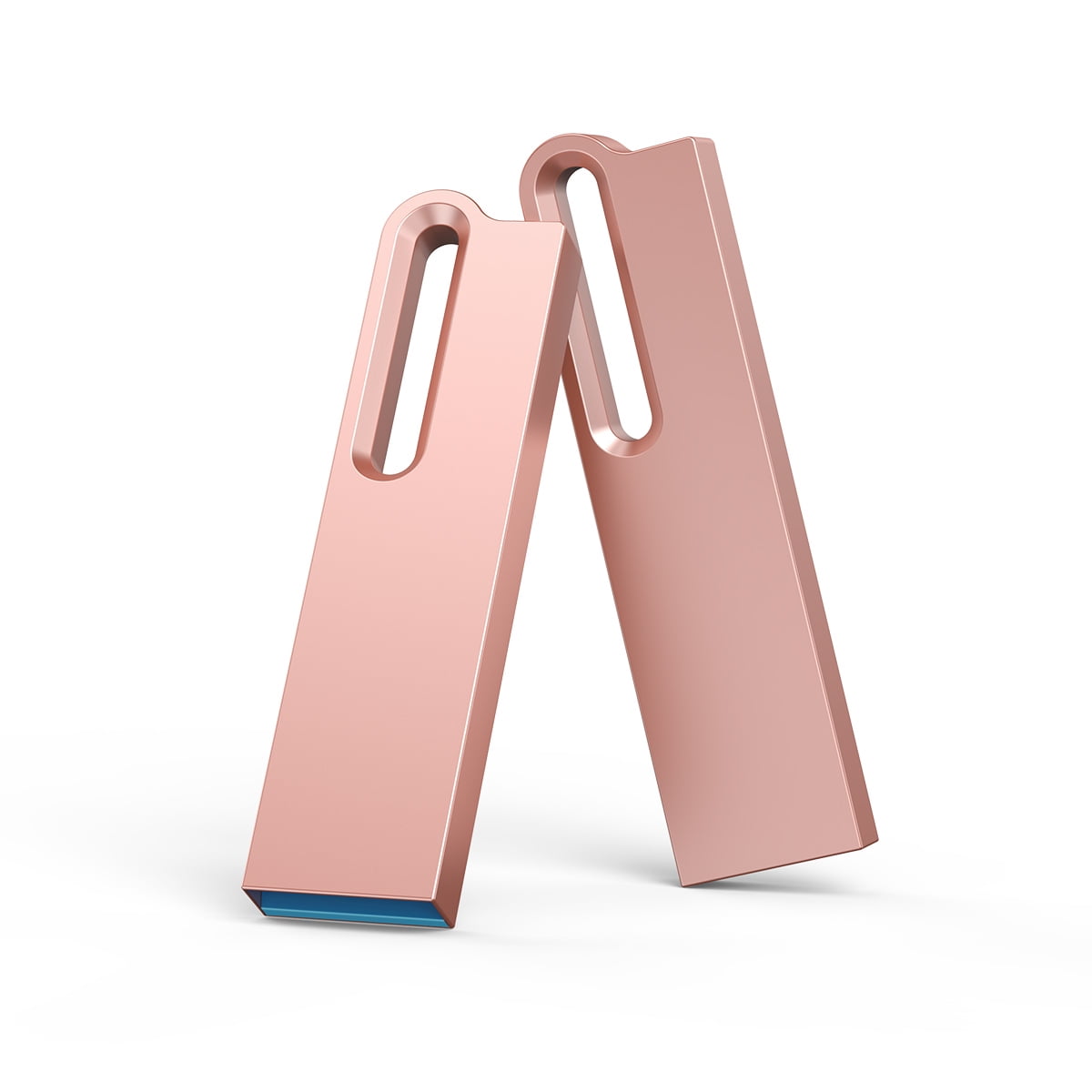 USB 3.0 Flash Drive 64 GB 2 Pack Thumb Drive for Keychain TOPESEL Metal ...