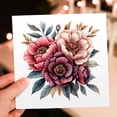 3drose, Pretty Pink and Purple Image of Color Pencil Peony Flowers, 6 ...