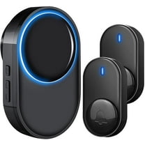 Philips Plug-in 8-Melody Doorbell Kit, 7.3in, White, 2-Push Buttons ...