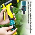 Garden Hose Quick Connectors with Shut Off Valve, Plastic Water Hose ...